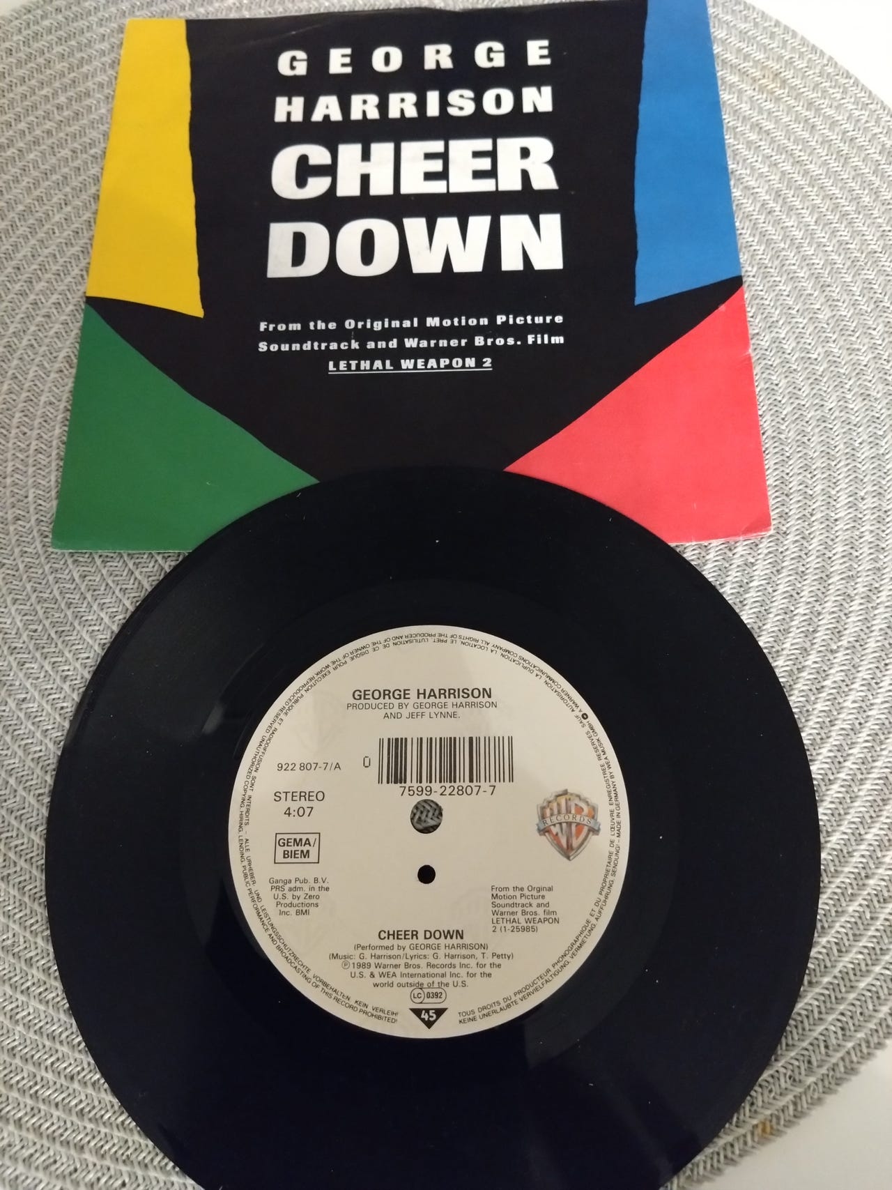 George Harrison 7" Cheer down | Tori