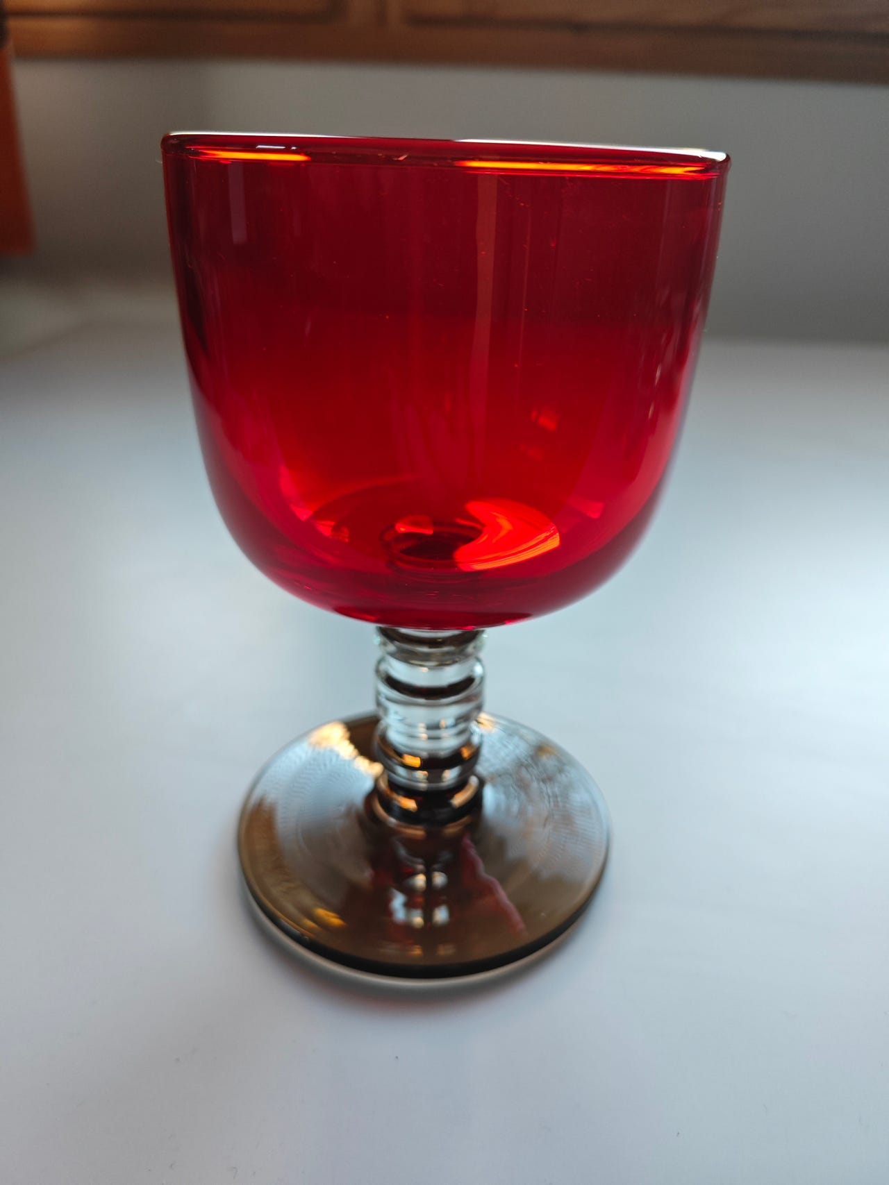 Marimekon punainen viinilasi | Tori