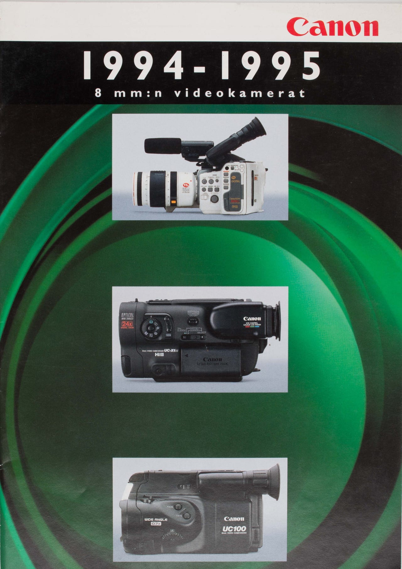 Canon 1994-1995 8 mm:n videokamerat | Tori