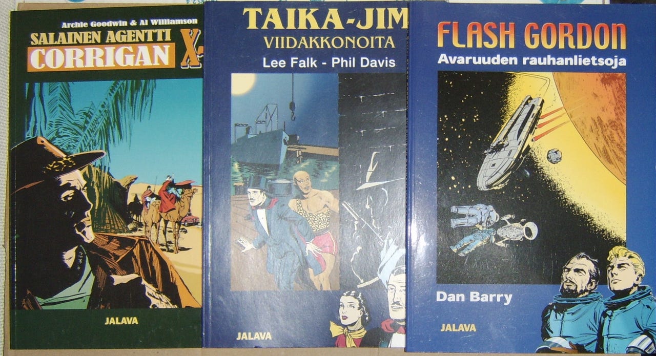 Muutama Jalavan albumi x-9,Flash Gordon, Taika-Jim | Tori