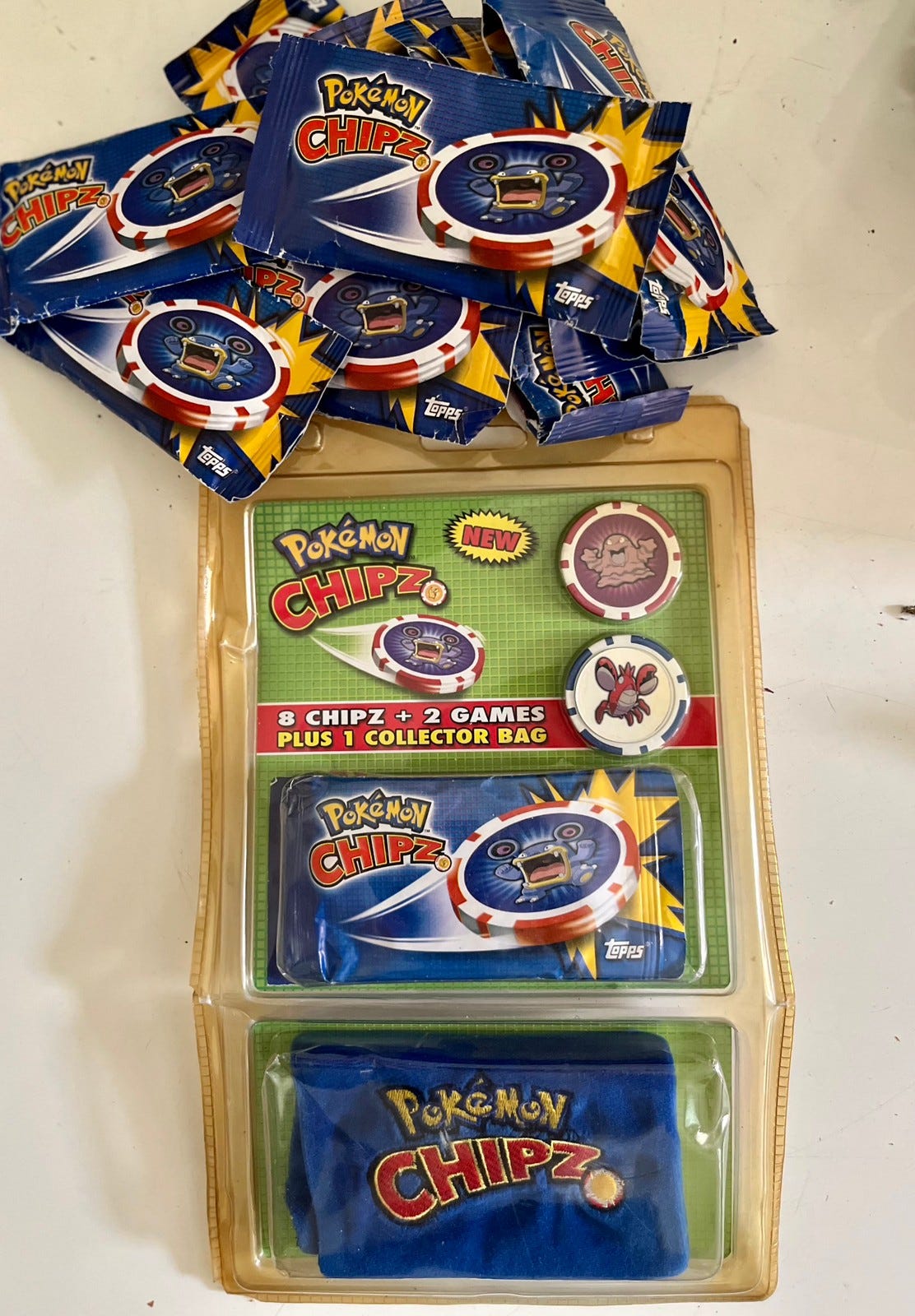 Pokemon Chipz Starter pack + 12 chipz pakkausta | Tori