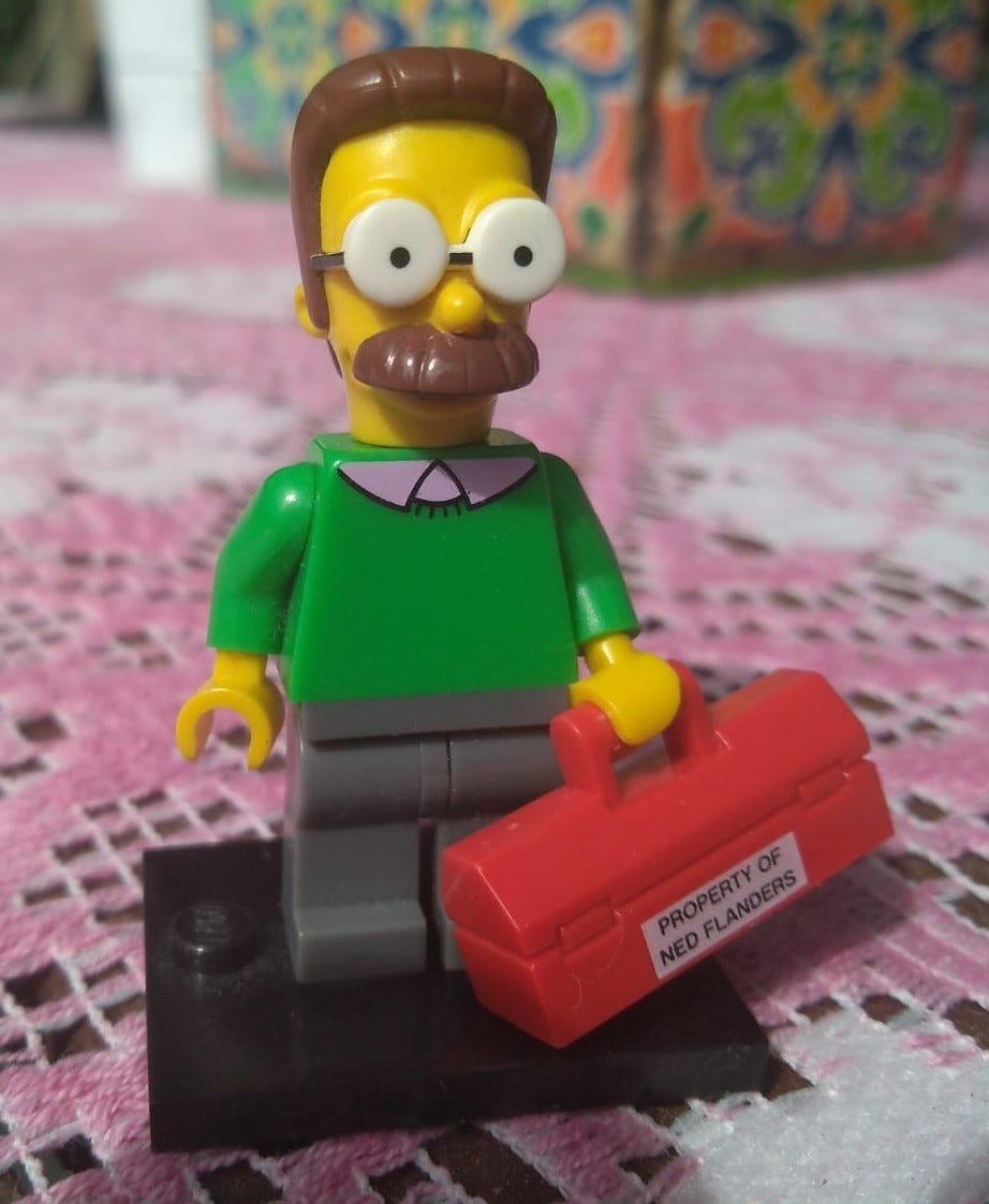 Lego Simpsons keräilyfiguuri, Ned Flanders | Tori