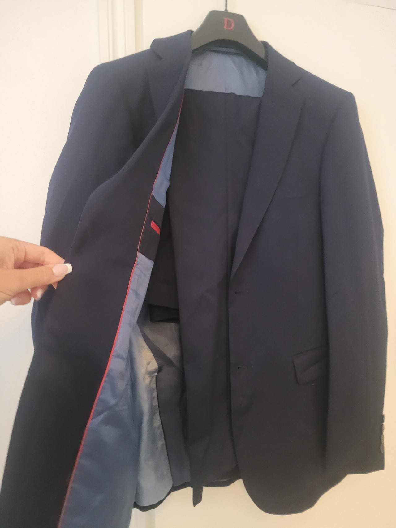 Dressmann miesten puku 46, housut 32/30 | Tori