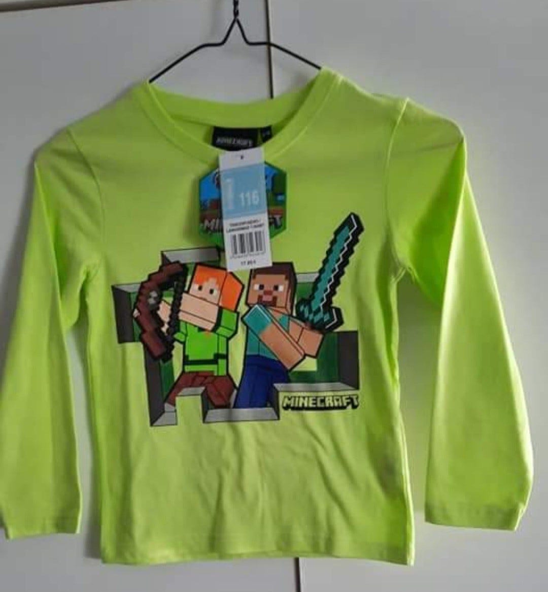 Uusi lasten minecraft paita | Tori