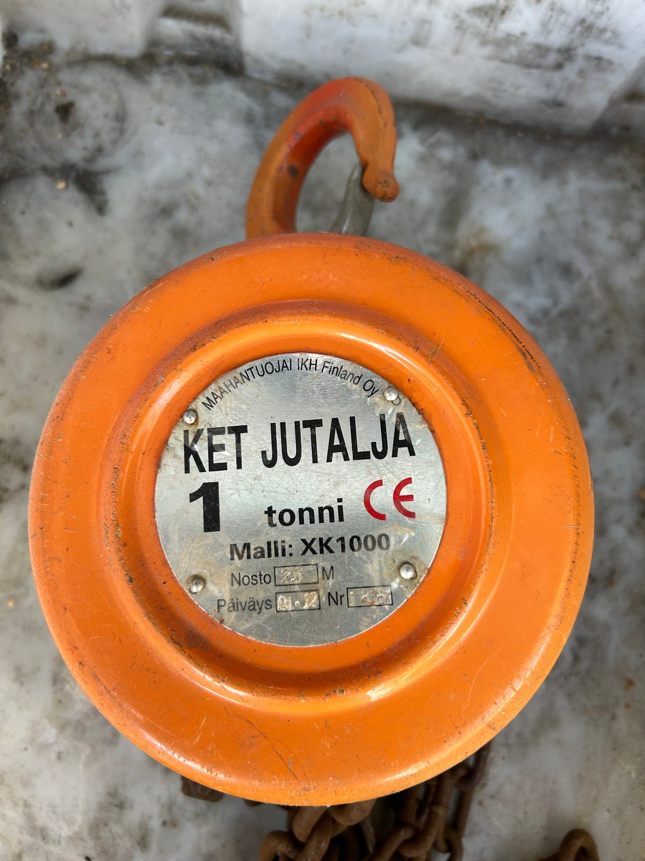 IKH ketjutalja 1000 kg X 2,5M | Tori