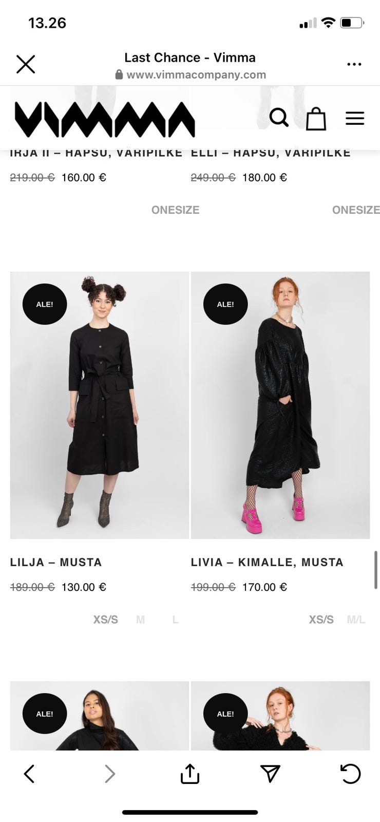 Vimma Lilja-mekko | Tori