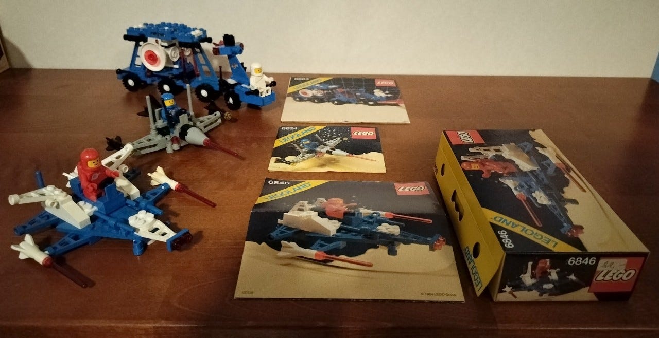 Lego Space 6883 / 6846 / 6824 (1984-1987) | Tori