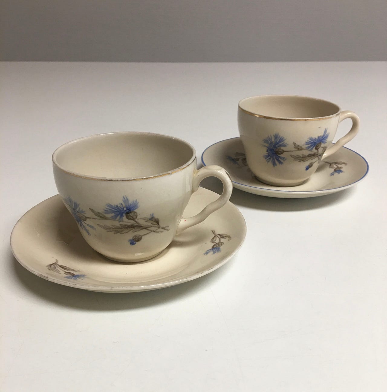 Arabian vanhat ruiskukka-kahvikupit 2 kpl | Tori