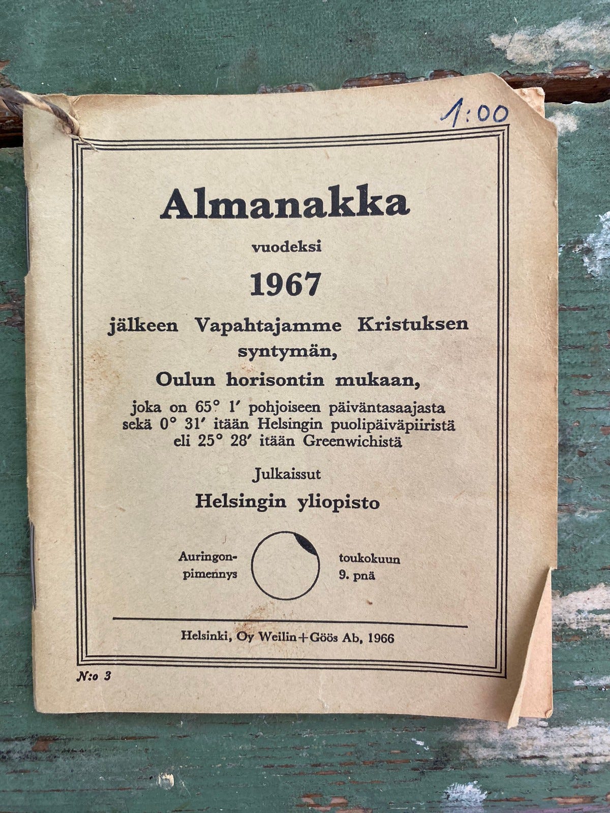 Almanakka 1967, kalenteri | Tori