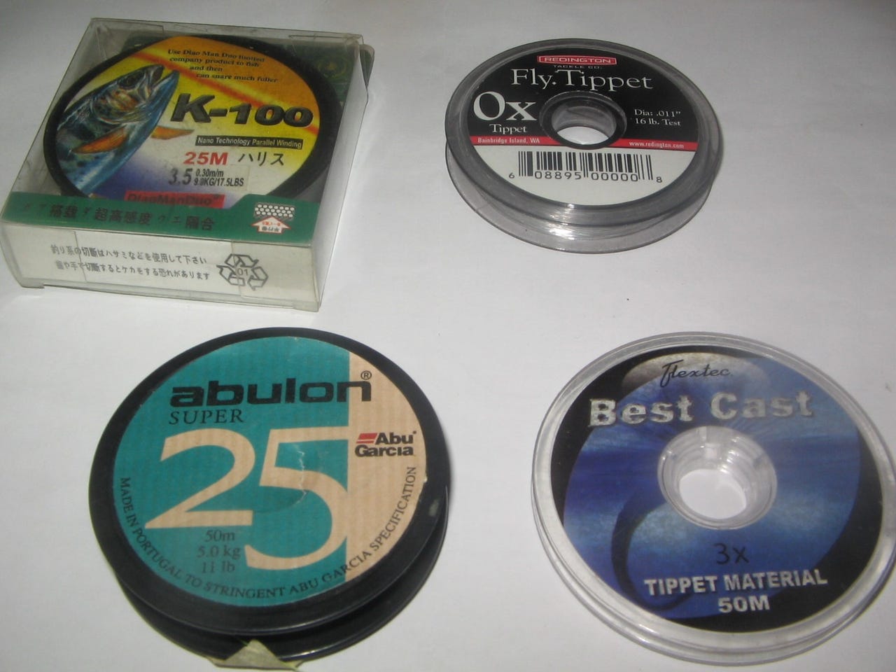4 rll Tippet-materiaaleja | Tori