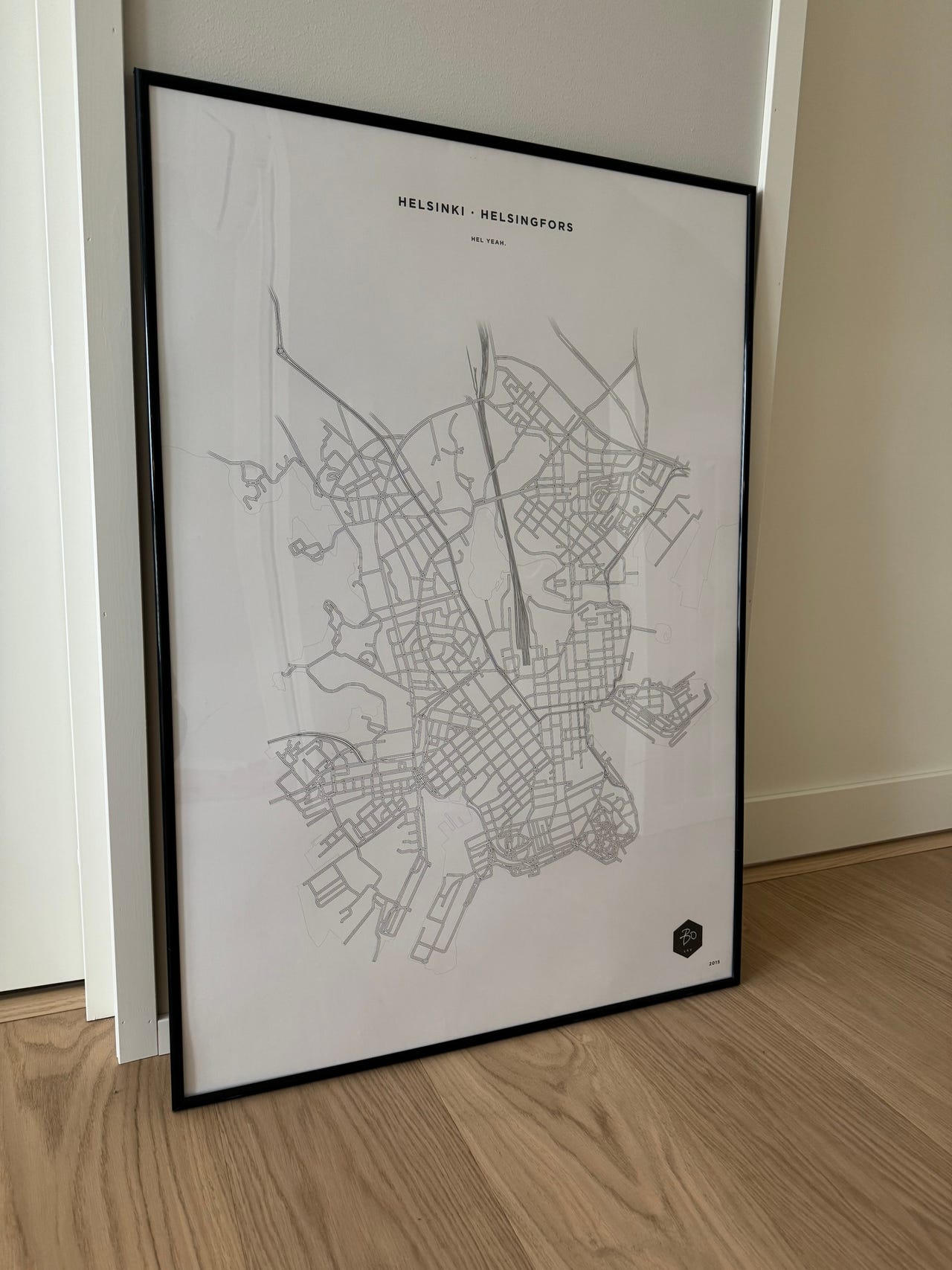 Helsinki-juliste kehyksillä | Tori