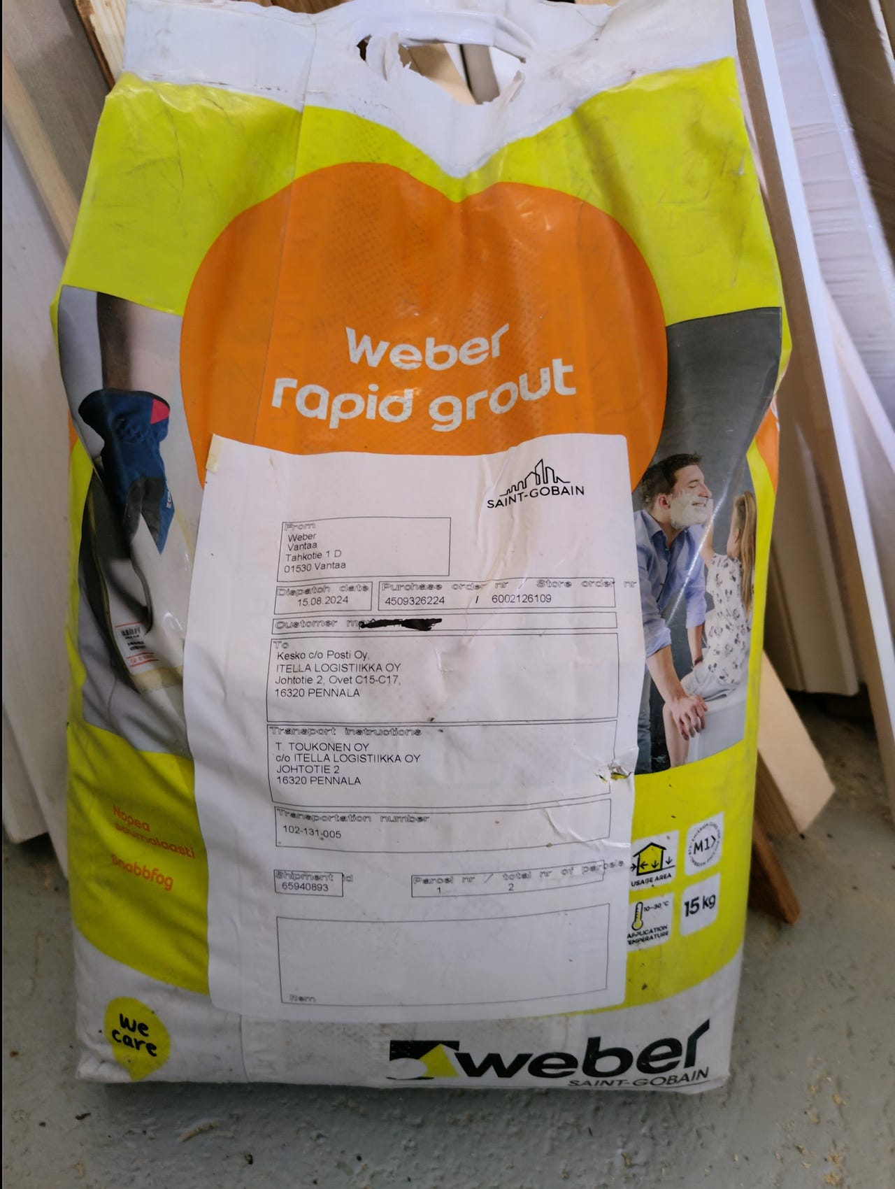 Weber rapid grout saumalaasti | Tori