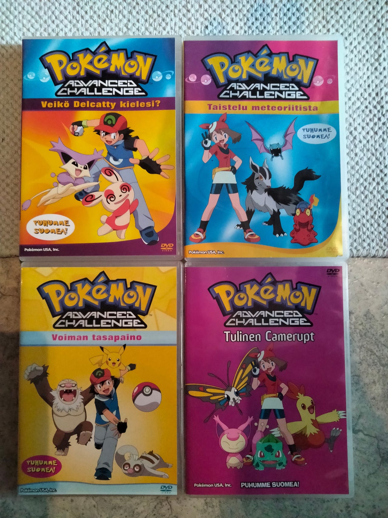 4 Pokémon Advanced Challenge levyä | Tori