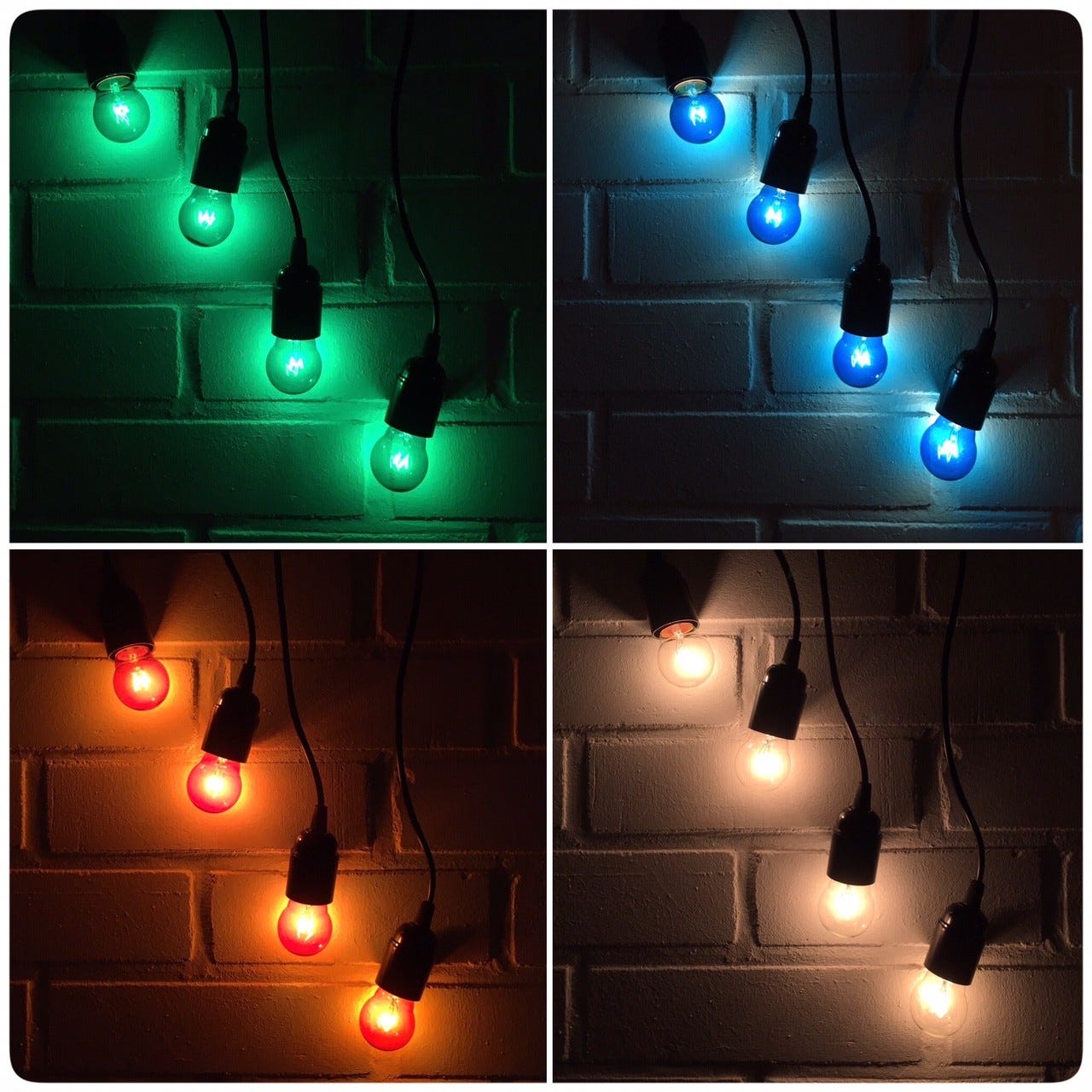 Värilamppuja e27 10W 25 kpl neljä eri väriä | Tori