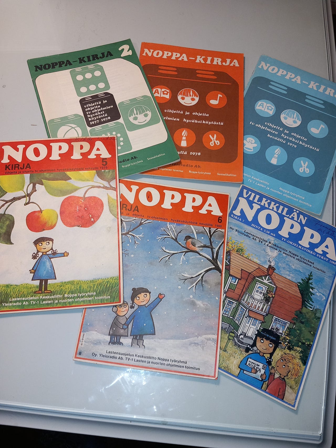 Noppa -tv-ohjelmavihkoset vuosilta 1978-1980 | Tori