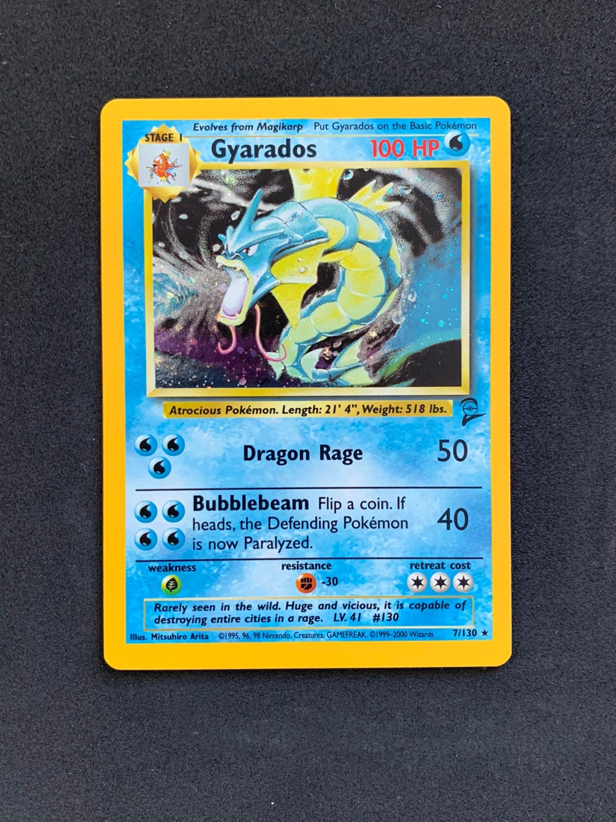 Gyarados Base Set 2 Holo Pokemon kortti | Tori