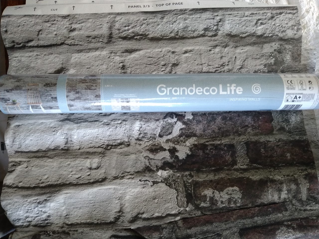 Tapetti tiiliseinämuraali | Tori