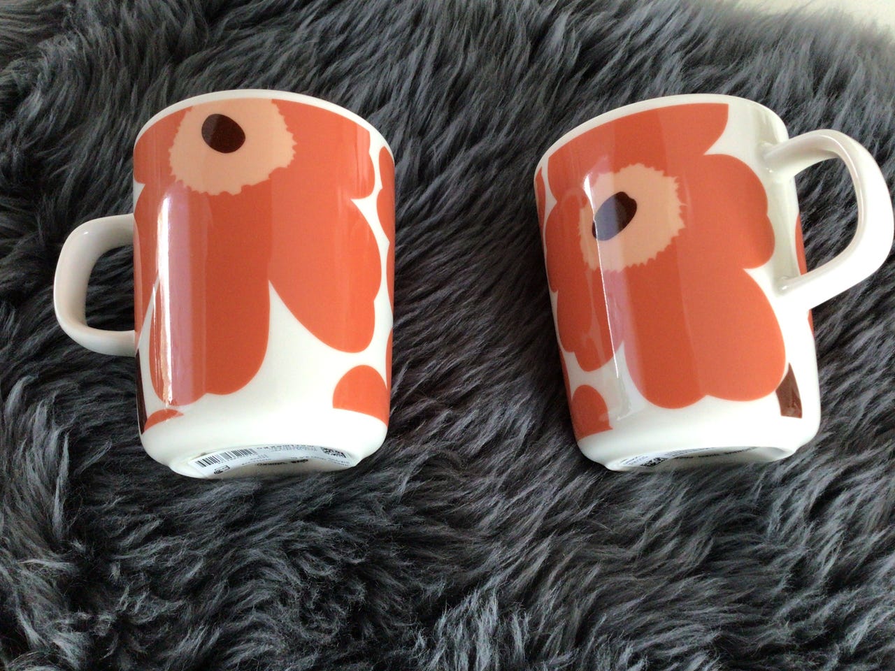 Marimekko Unikko mukit uudet tarralliset 2;5dl erikois väri | Tori