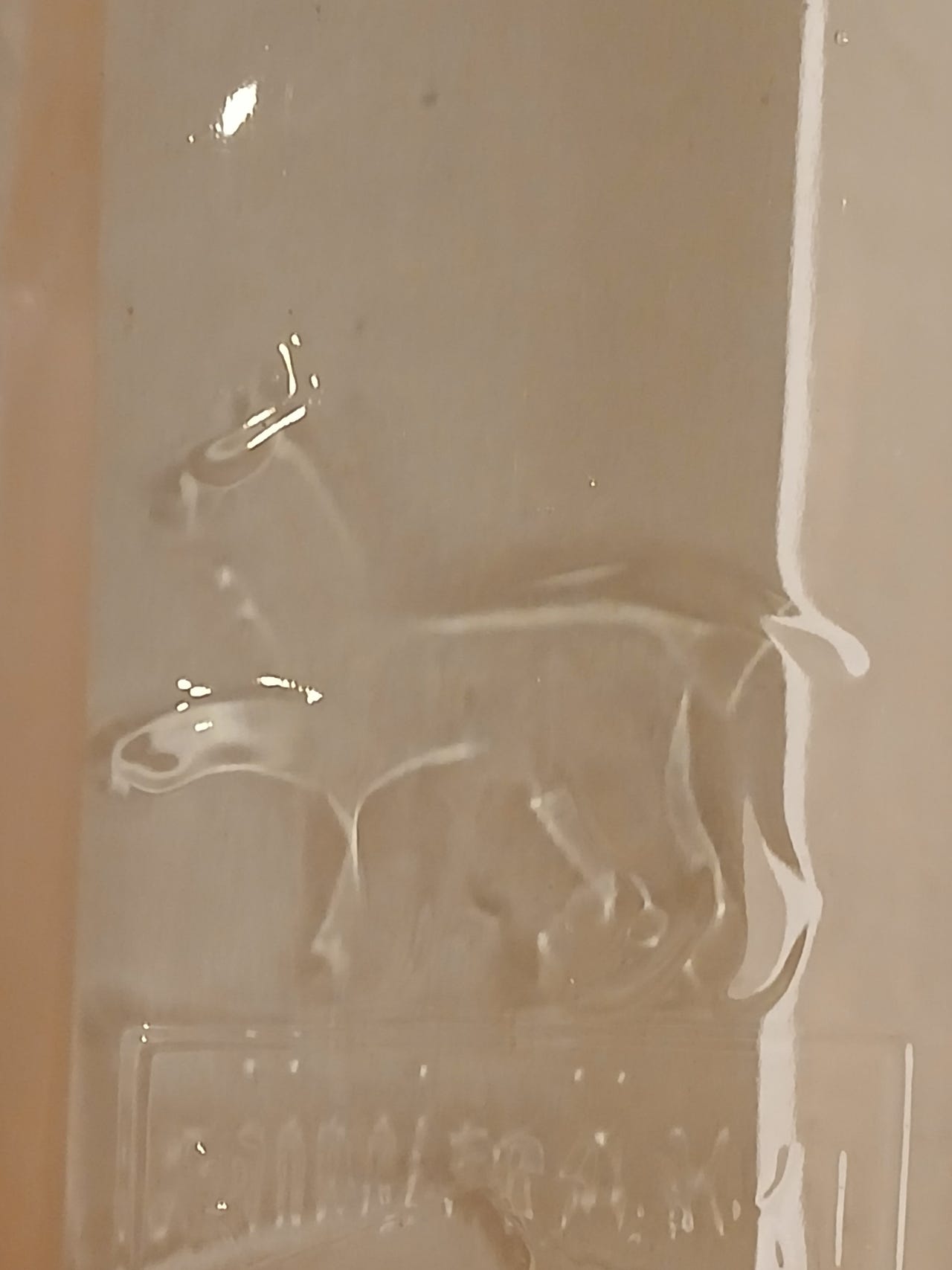 Riihimäen lasin 5 litran kirkas ILVES-TÖLKKI, ilmeisesti 60-luvulta, ei ...