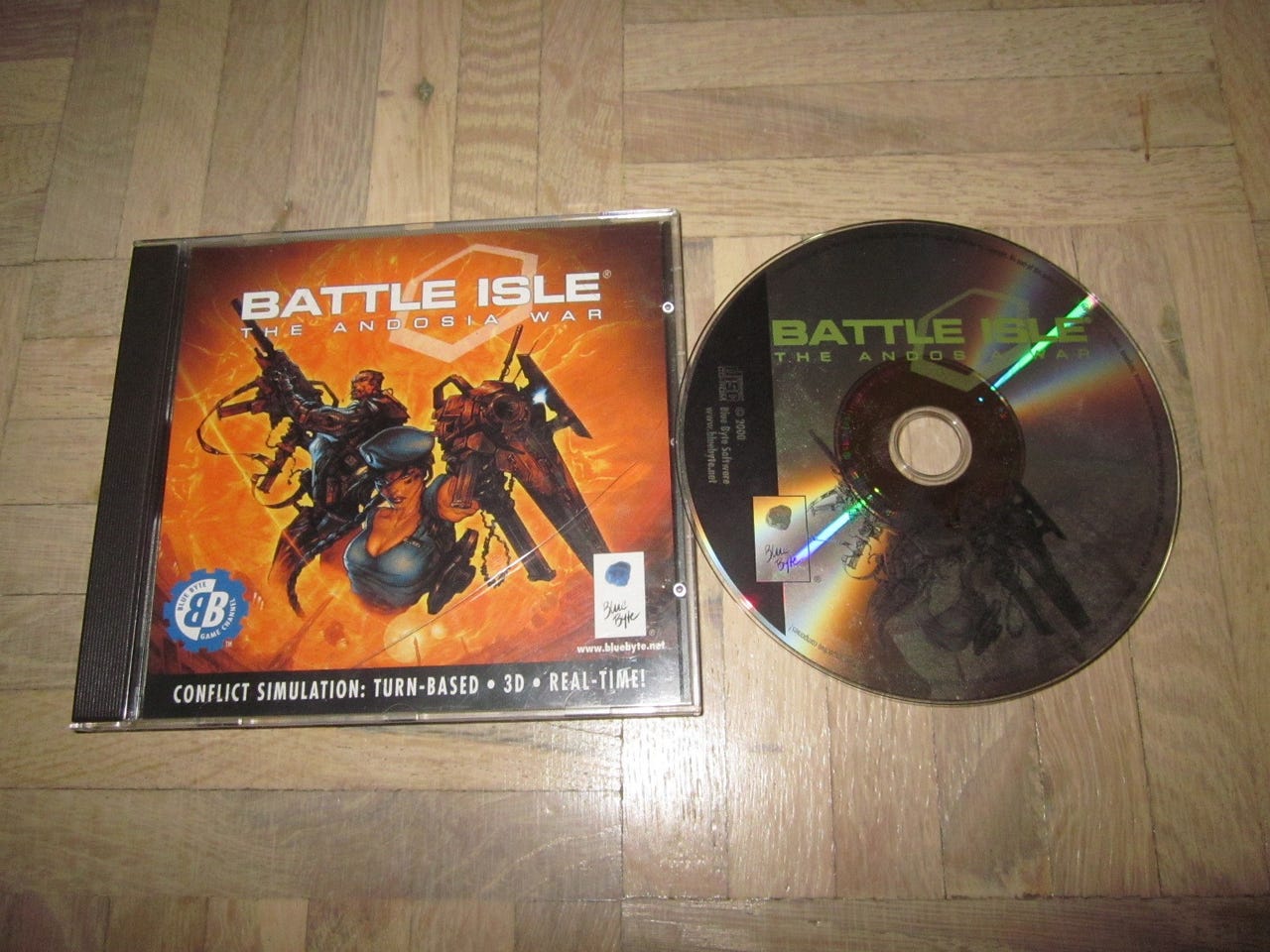 Vintage Blue Byte peli CD-ROM Battle Isle Andosia War 2000 vanha PC | Tori
