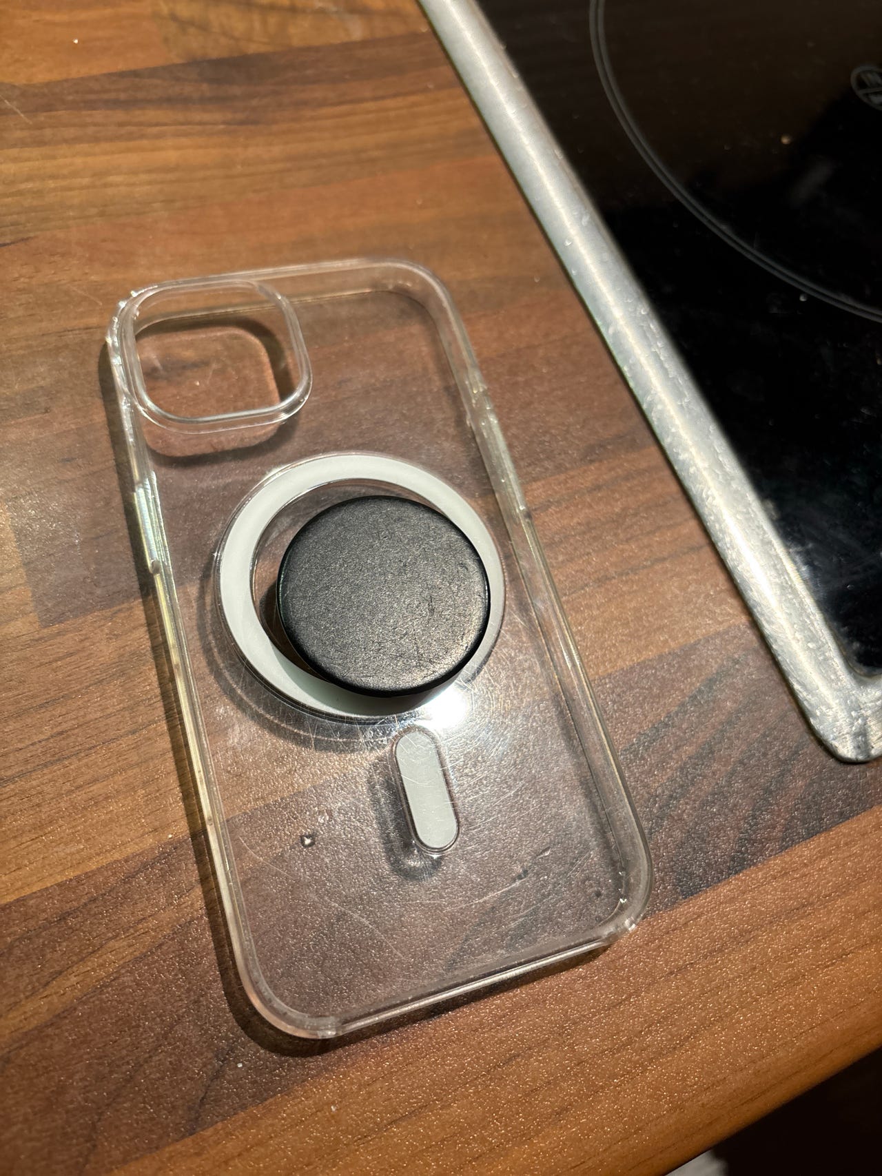 Iphone 15 Apple clear suojakuori (mukaan popsocket) | Tori