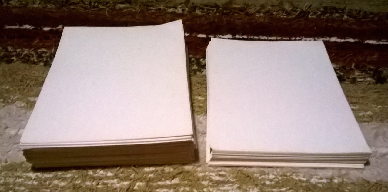 A4 paperia reillä ja ilman, kaikki yhteensä 5€ | Tori