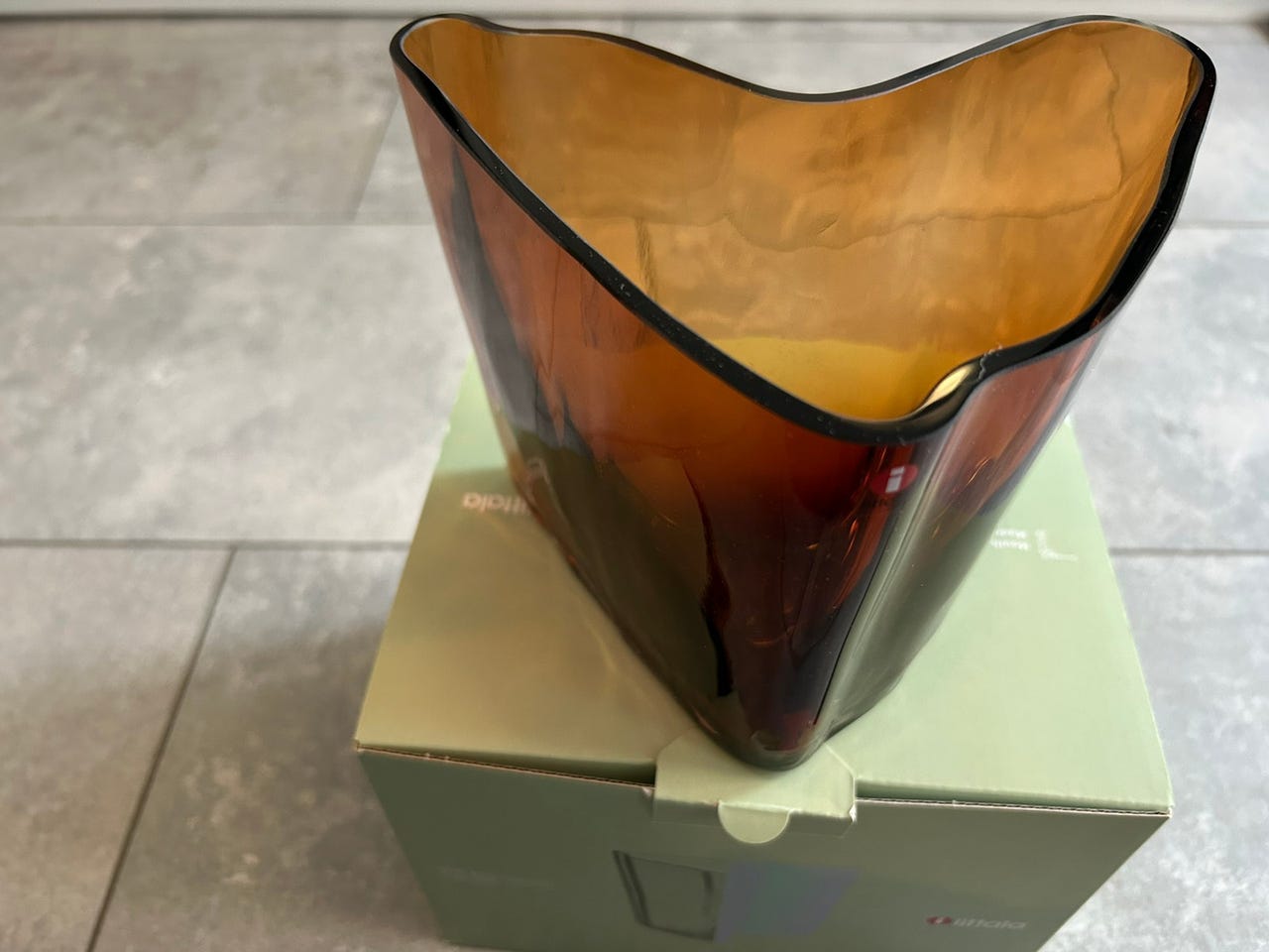 Alvar Aalto Iittala bumerangi maljakko kupari | Tori