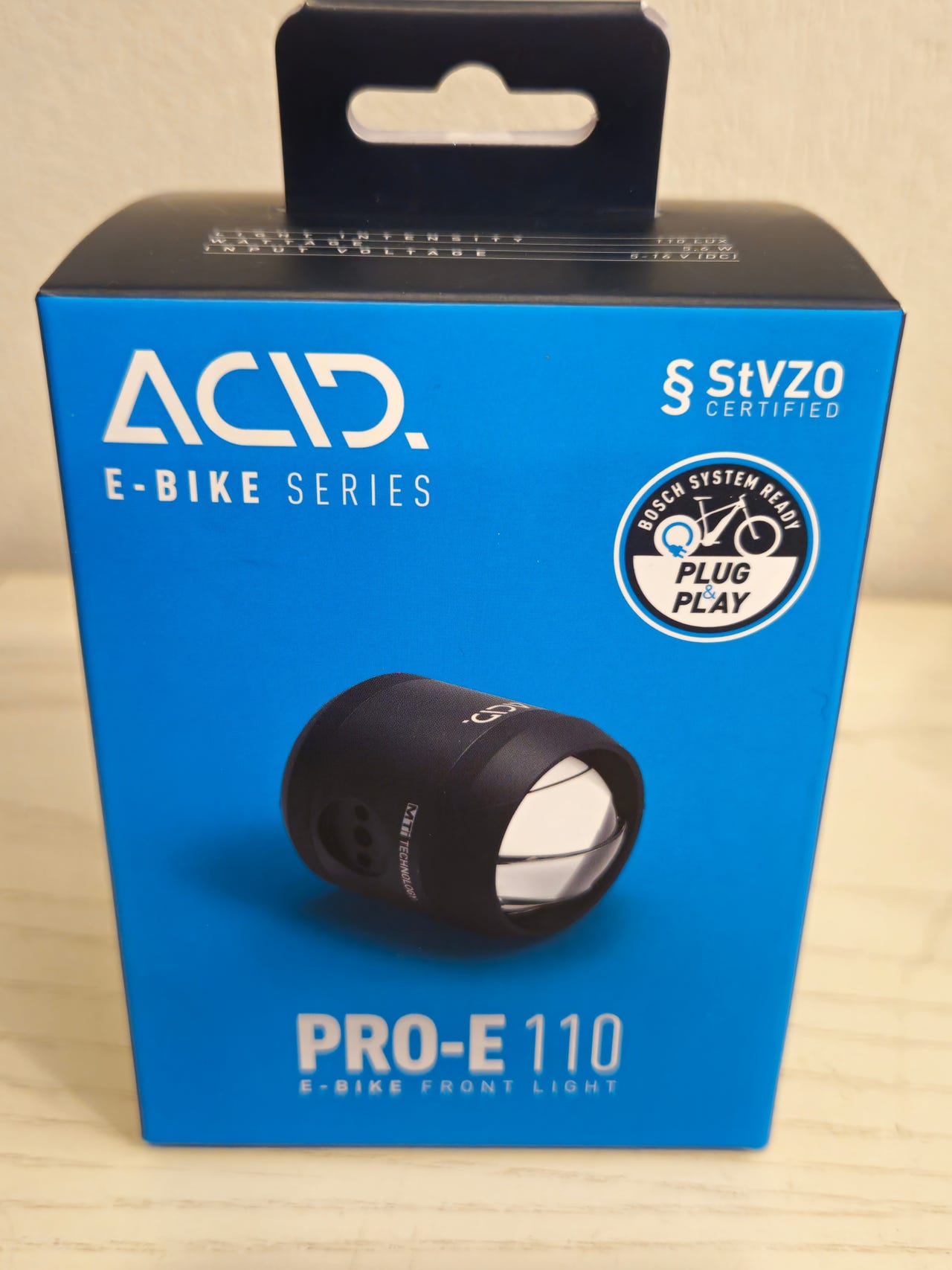 Uusi CUBE ACID E-Bike Pro-E 110 sähköpyörän etuvalo (Bosch BES2) | Tori