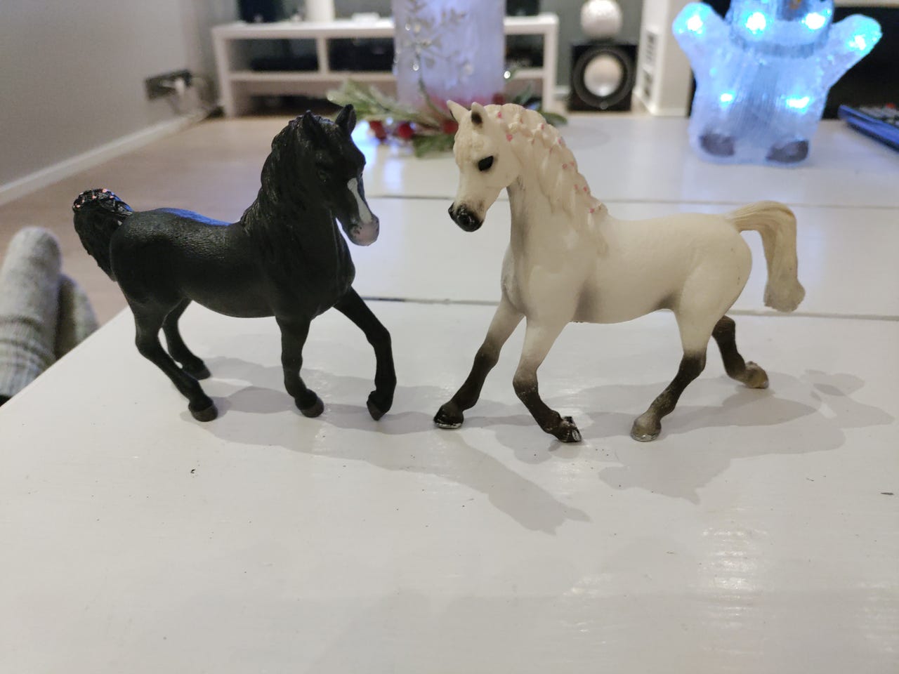 Schleich Arabialainen Ori musta ja tamma valkoinen | Tori