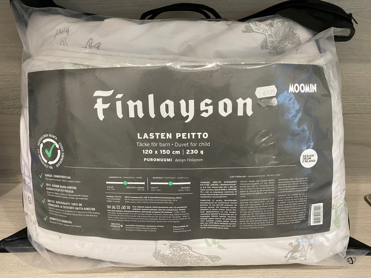 Uusi Finlayson/MOOMIN lasten peitto | Tori