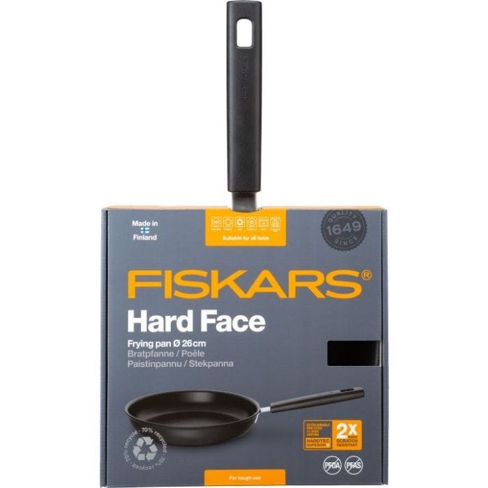 Fiskars Hard Face paistinpannu 26 cm (käyttämätön) | Tori