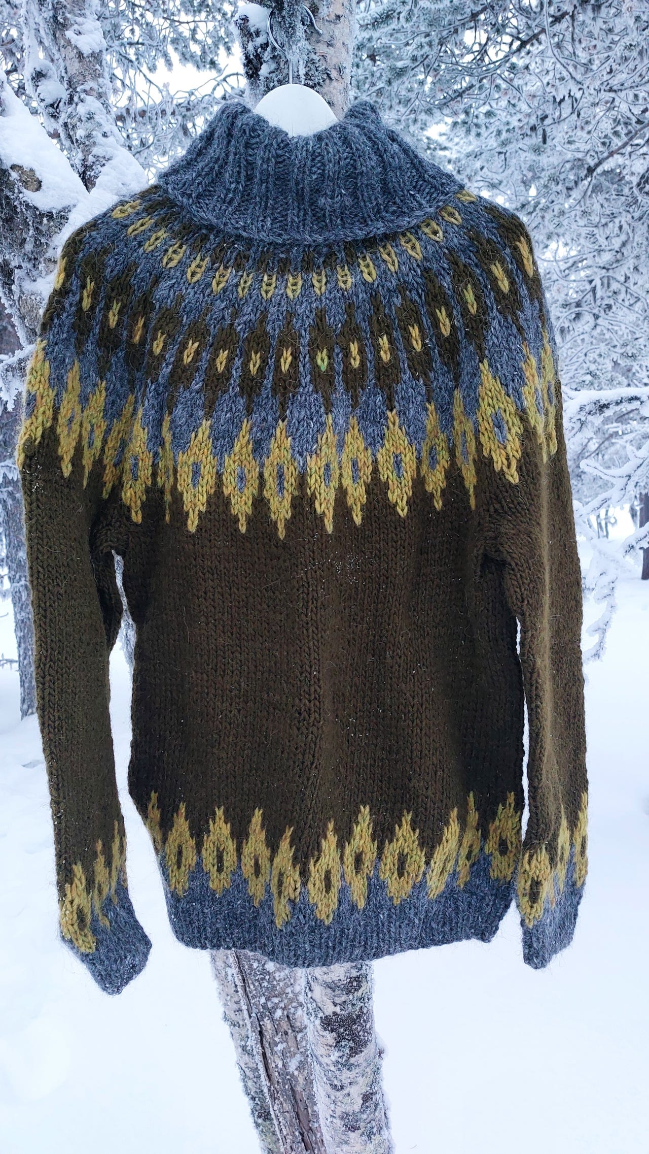 Islantilainen villapaita L | Tori