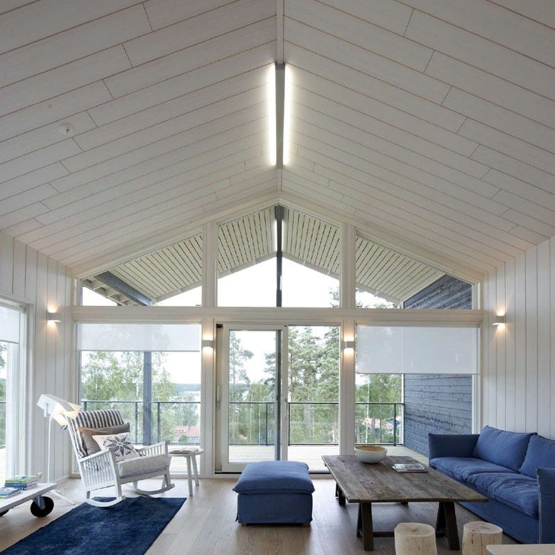 LEVEÄ Sisustuspaneeli Effex Design 10x212x2010 STS Snow Valkoinen A ...