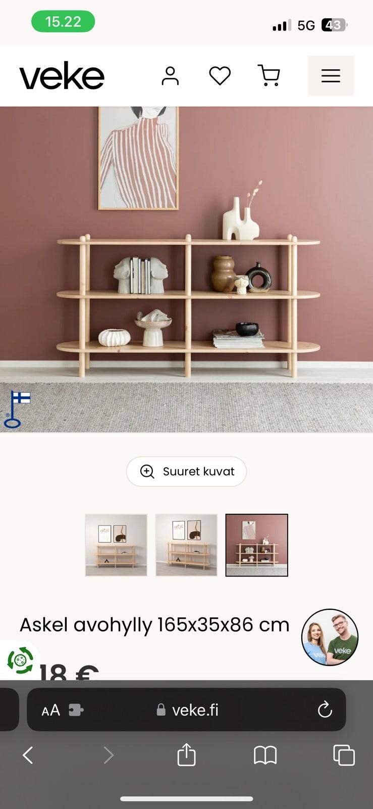 Ostetaan vaalen puun värinen hylly | Tori