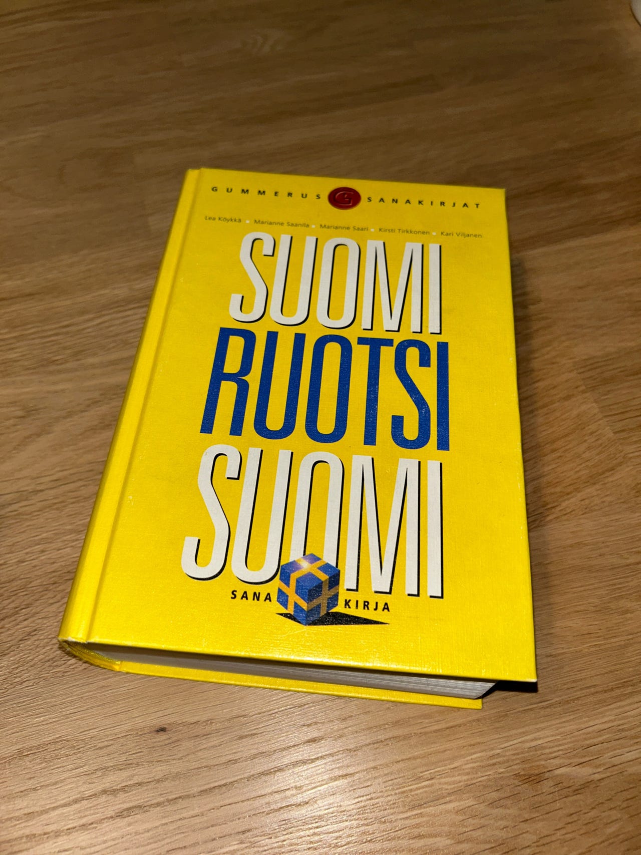 Suomi-Ruotsi-Suomi -sanakirja | Tori