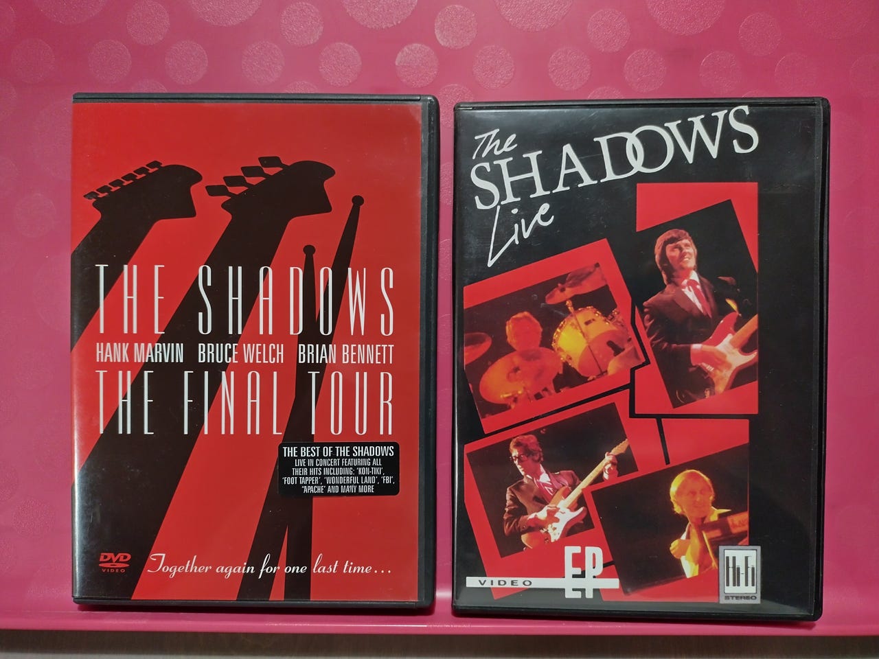 The Shadows dvd musiikkivideo 2 kpl | Tori