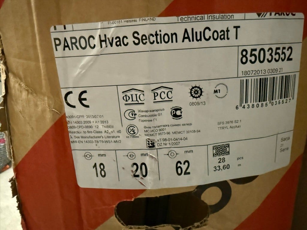PAROC Hvac Section AluCoat T 18-20 | Tori