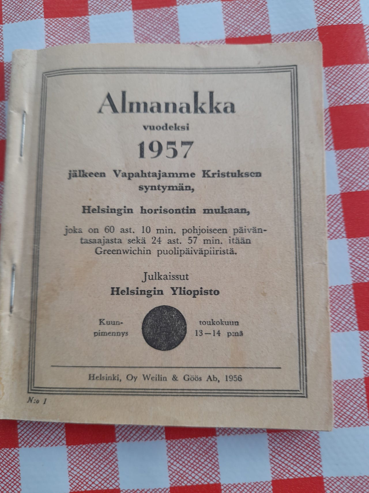 Almanakka vuosi 1957 | Tori