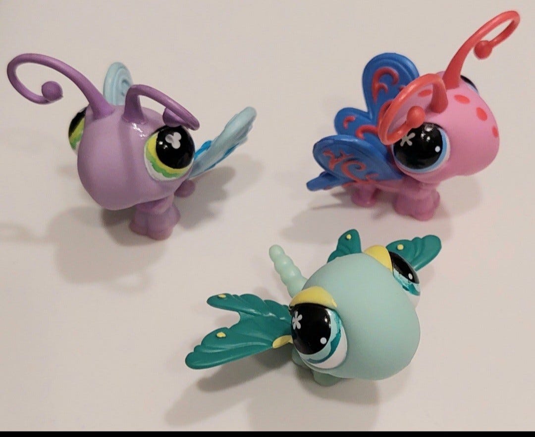 LPS Petsejä perhoset ja korento | Tori