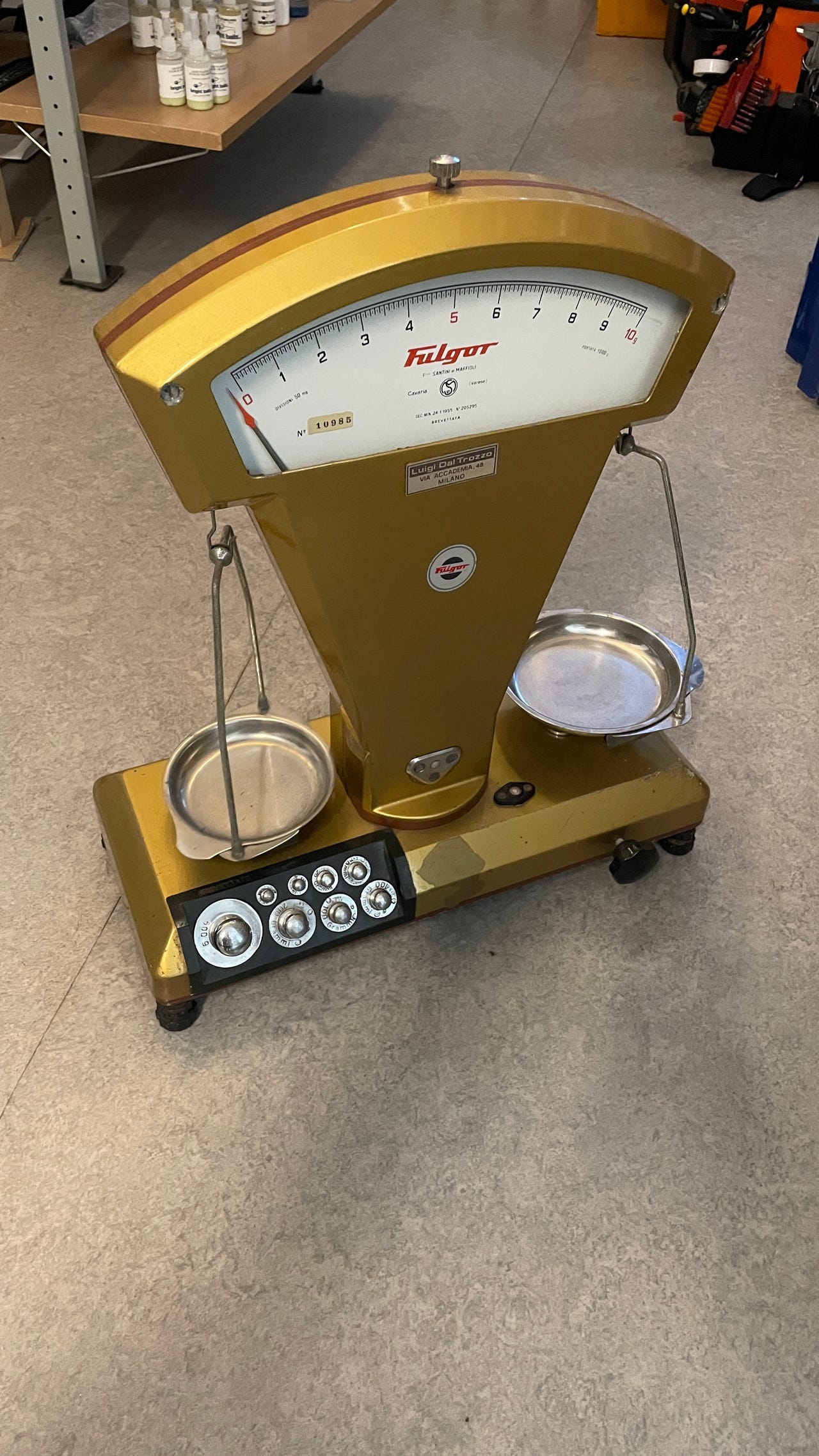 Vintage Kultasepän vaaka Fulgor 90-luvulta. | Tori