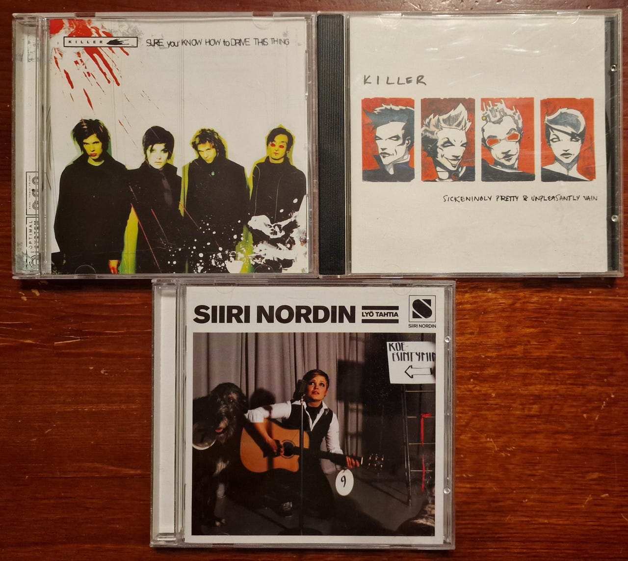 3 kpl KILLER / Siiri Nordin cdeitä | Tori
