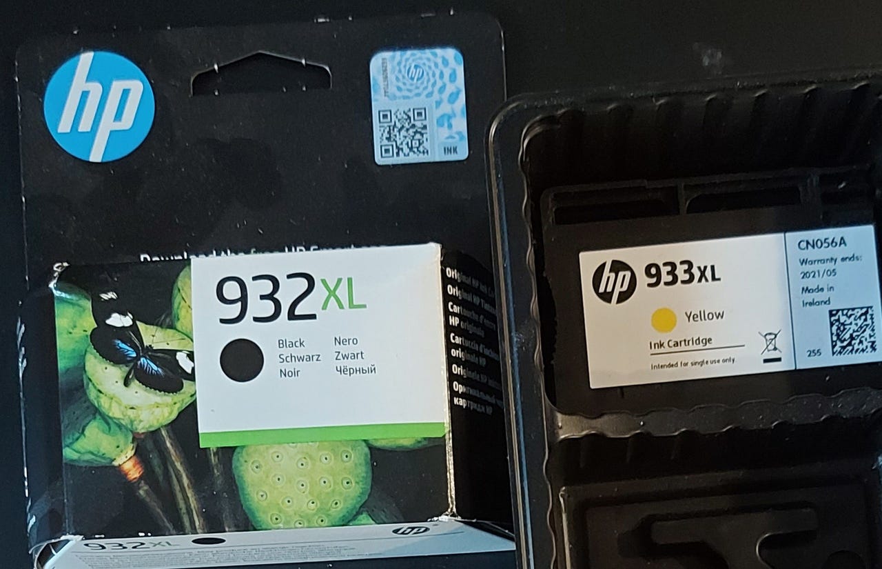 Tulostin muste HP932xl black ja 933xl Cyan | Tori