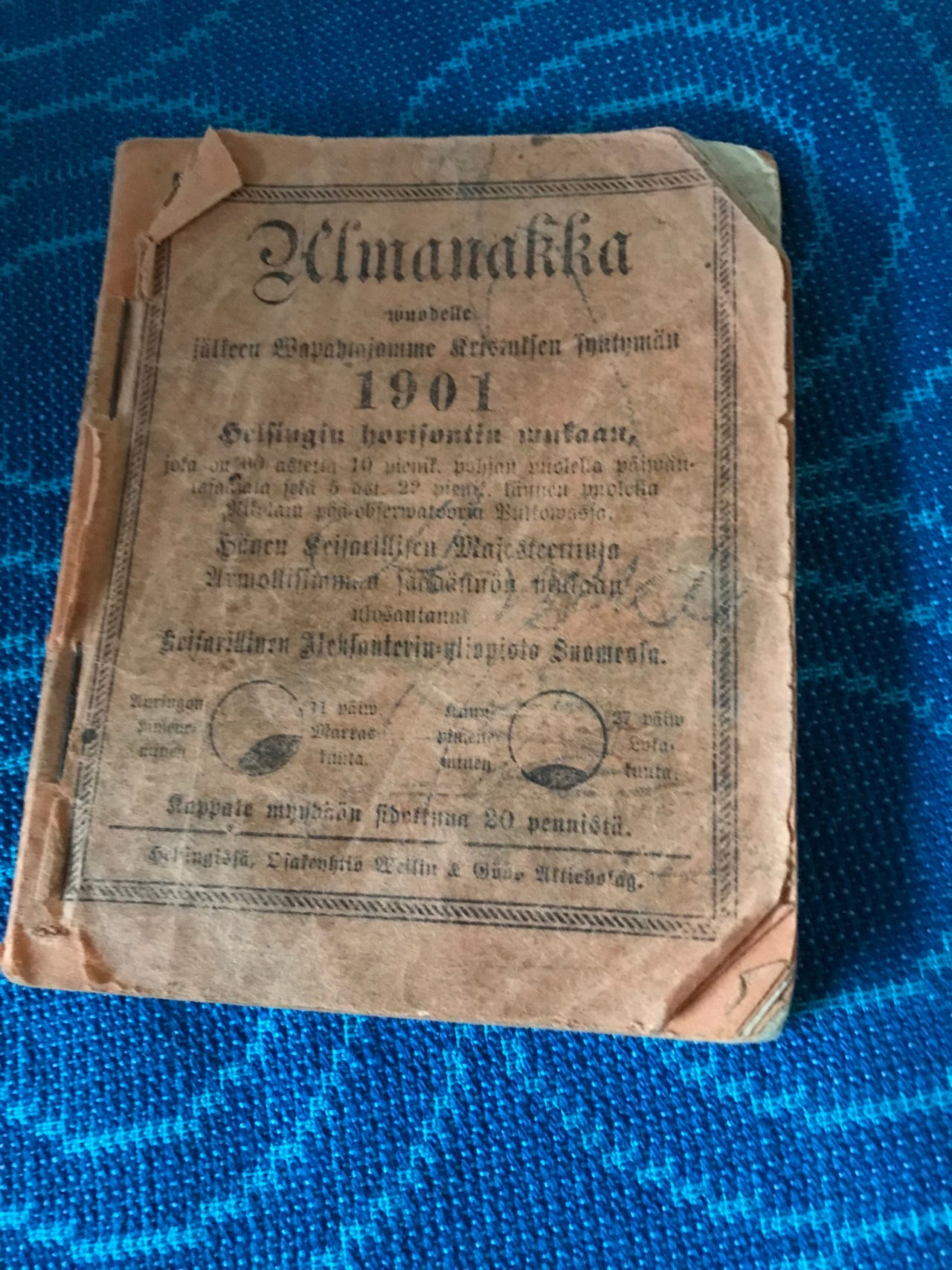 Ikivanha almanakka | Tori