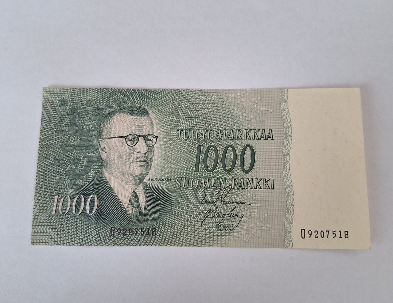1000 markkaa / vanha seteli | Tori