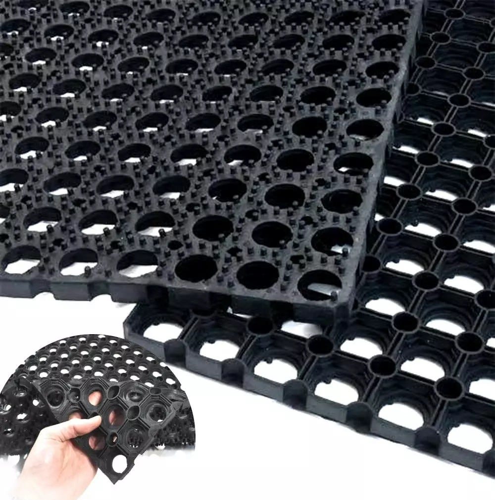 Kumimatto 80 x 120cm 22mm reikäkumimatto kennomatto | Tori