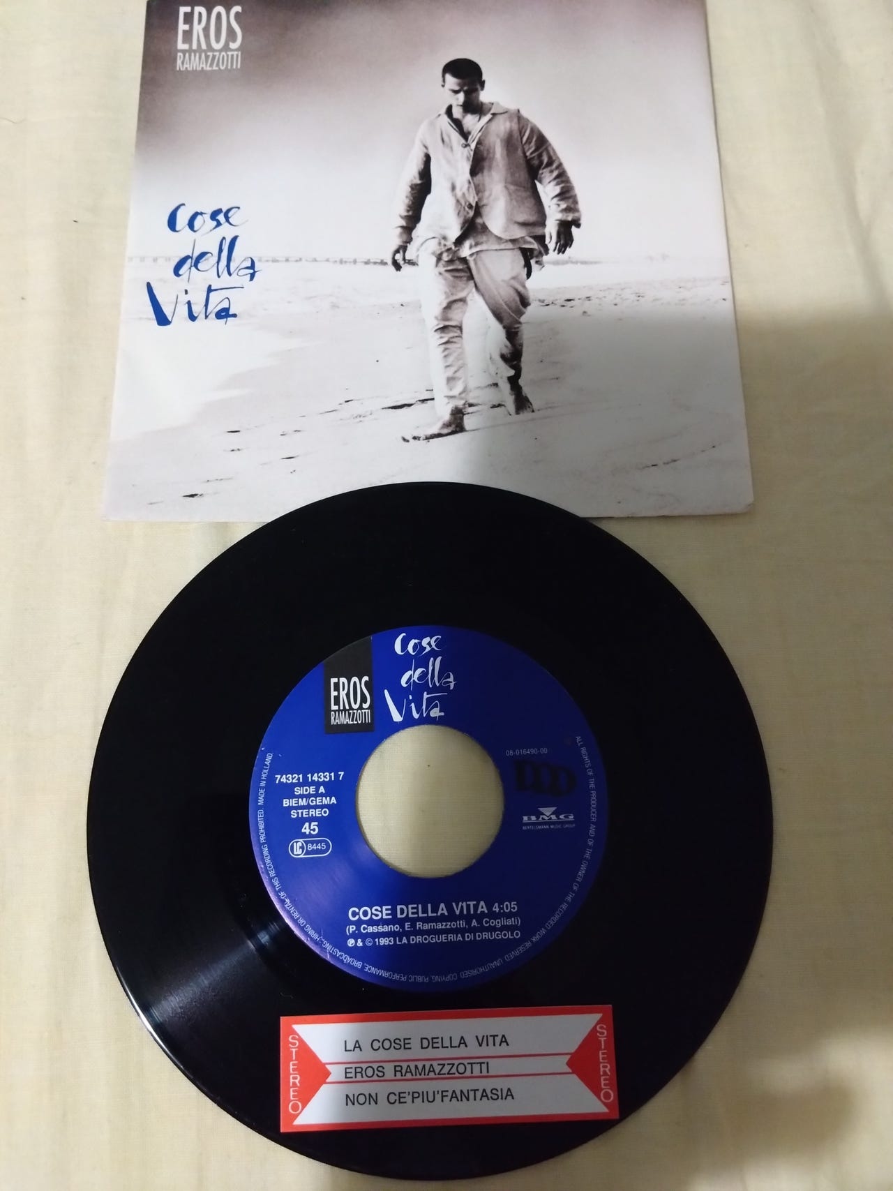 2 Kpl Eros Ramazzotti 7" Single | Tori