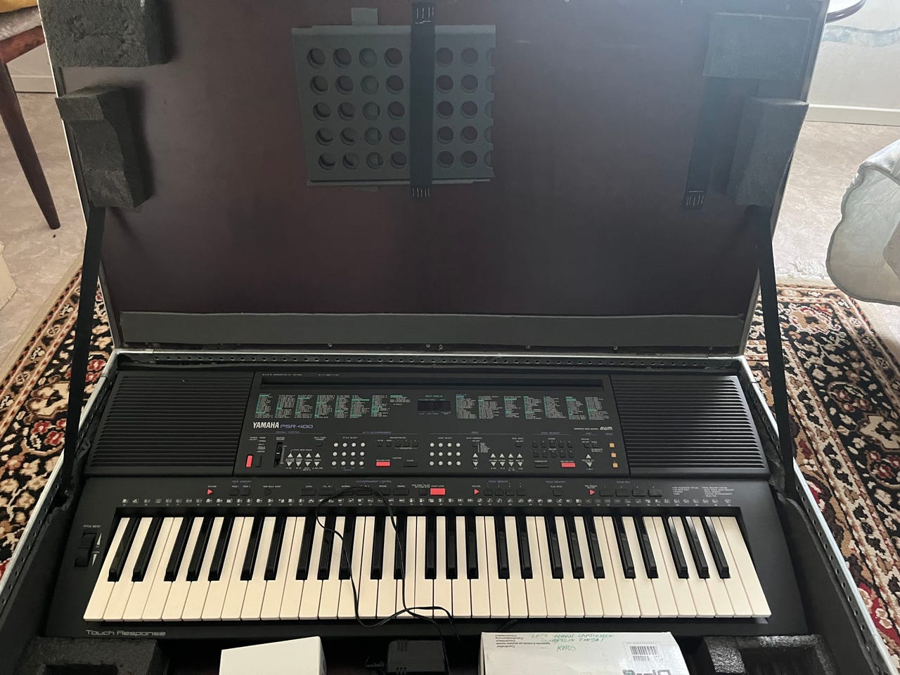 Yamaha PSR-400 Keyboard Piano Synth MIDI AWM 61 Keys with Power Supply ...