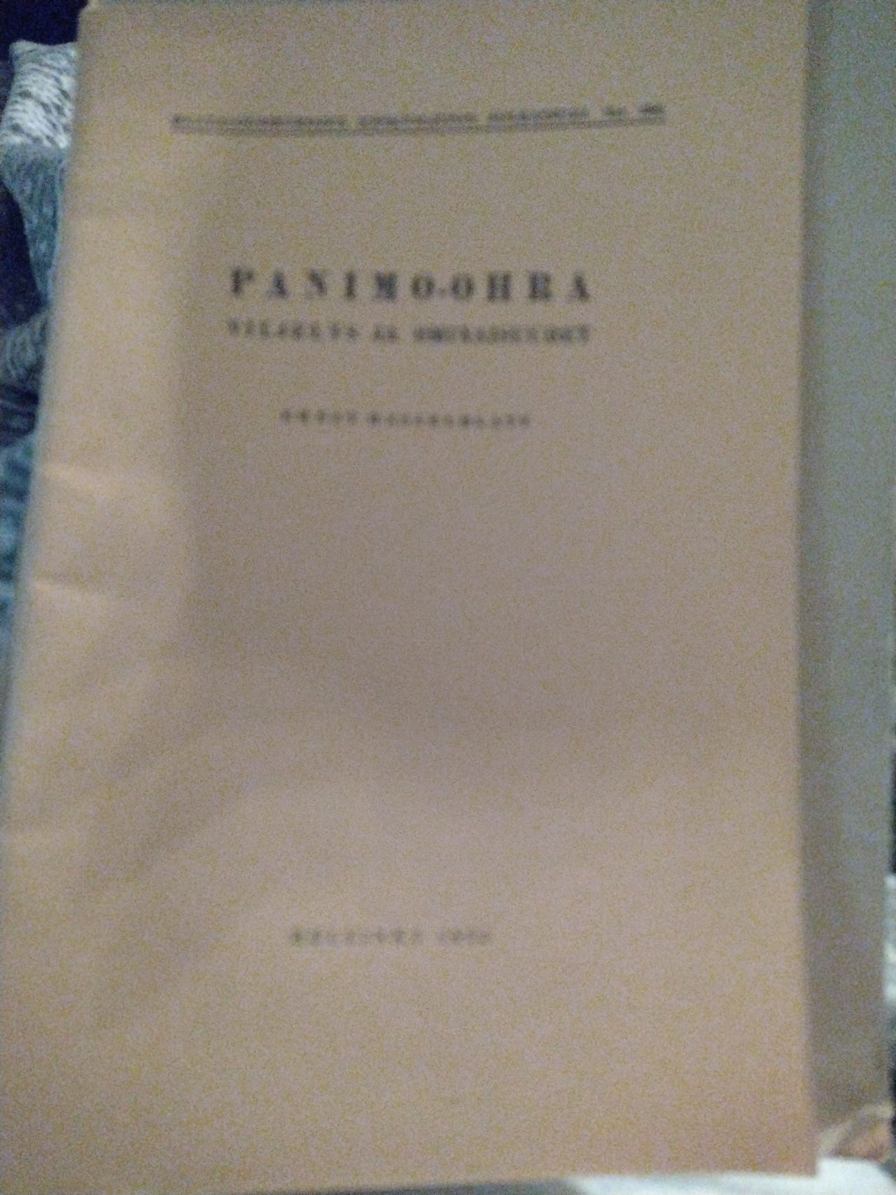 Hasselblatt: Panimo-ohra. Viljelys ja ominaisuudet (1932) | Tori