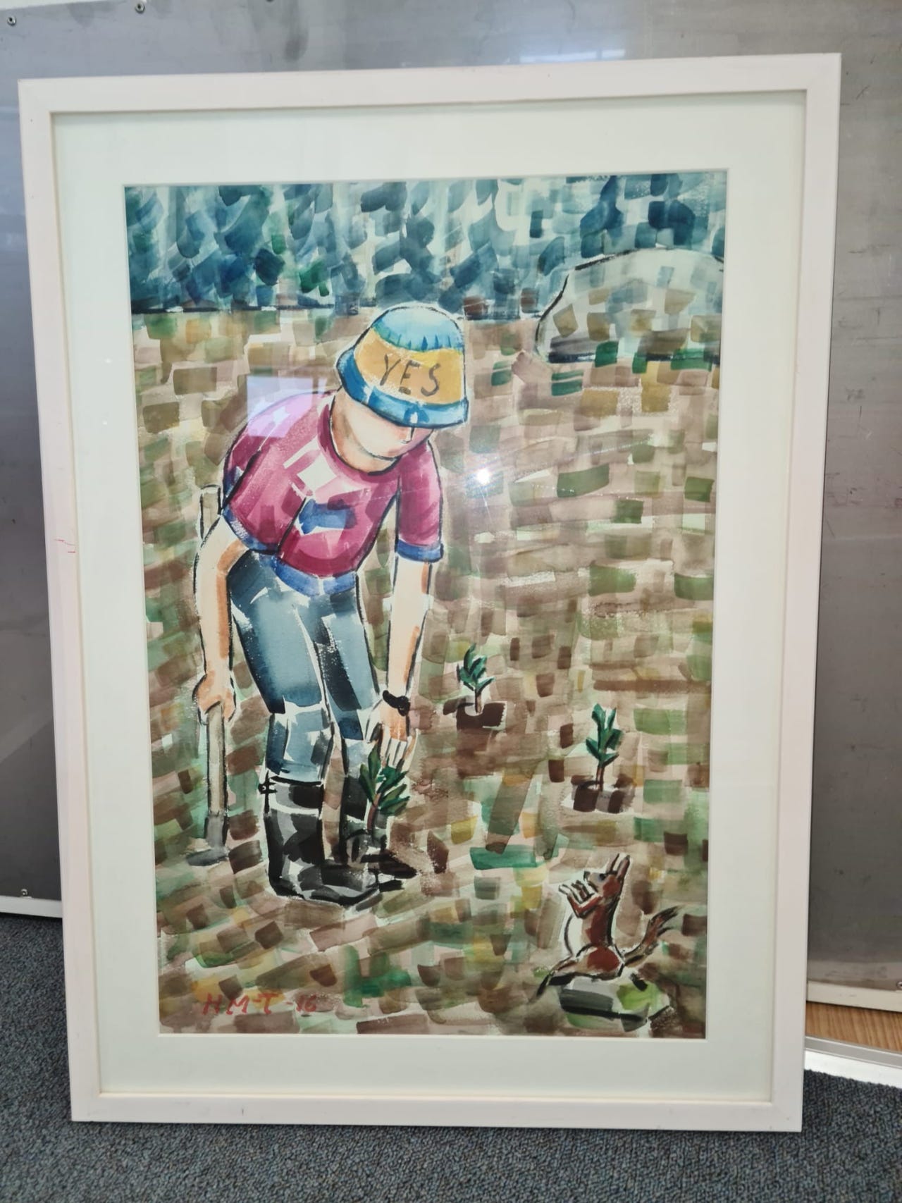 Akvarelli "YES", Heikki Mäki-Tuuri | Tori