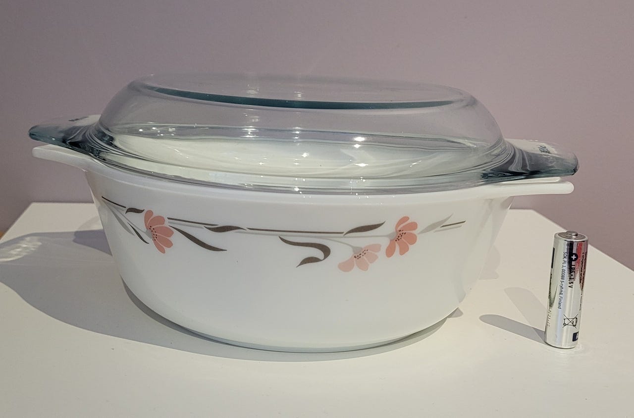 Pyrex England silverleaf vuoka | Tori
